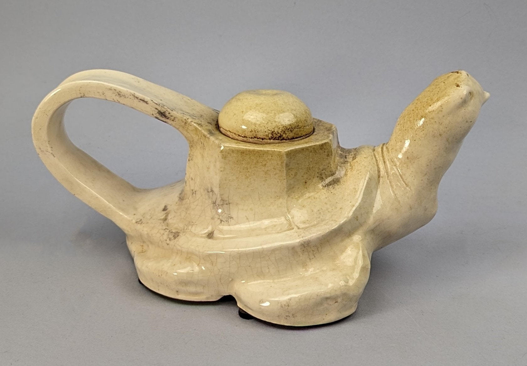 Beautiful Antique Taisho or Showa Japanese Japan Ceramic Turtle ...