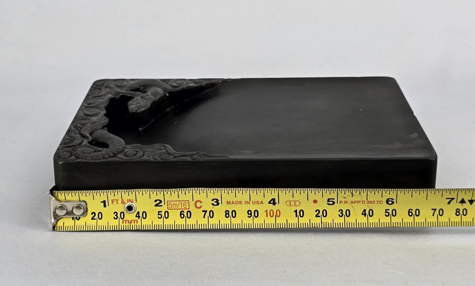 Vintage Japan Japanese Slate Inkstone Ink Stone Nachiguro Kylin Qilin ...