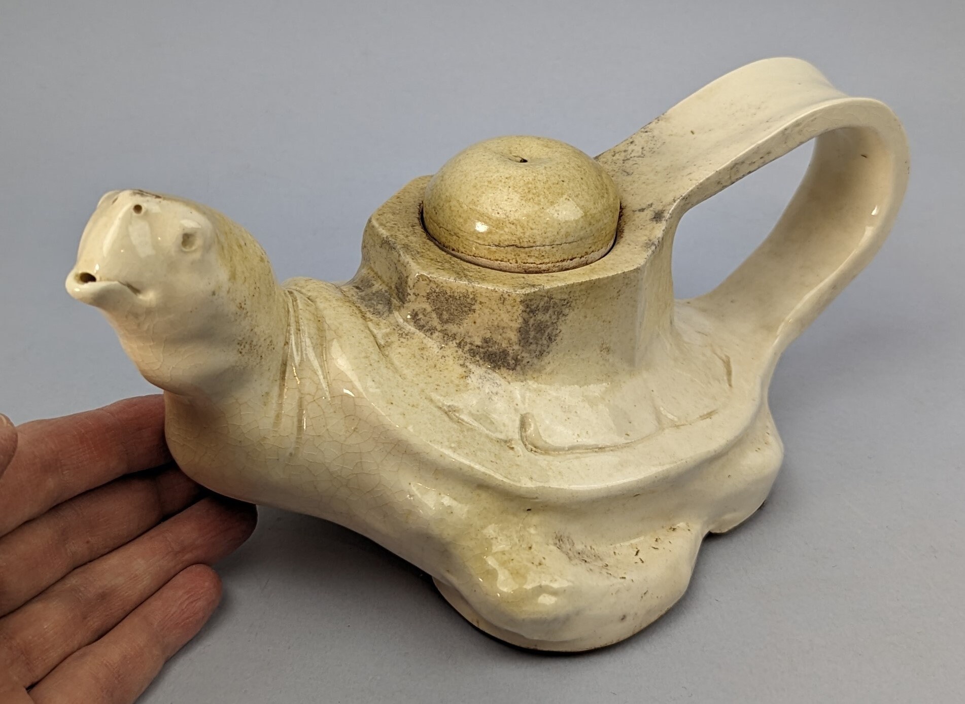 Beautiful Antique Taisho or Showa Japanese Japan Ceramic Turtle ...