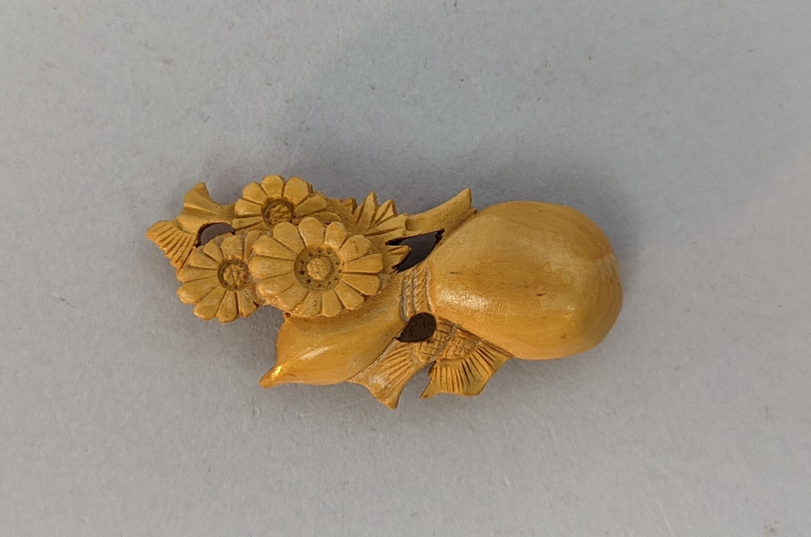 Vintage Carved Japanese Obidome Sash Clip Accessory for Kimono Obijime ...