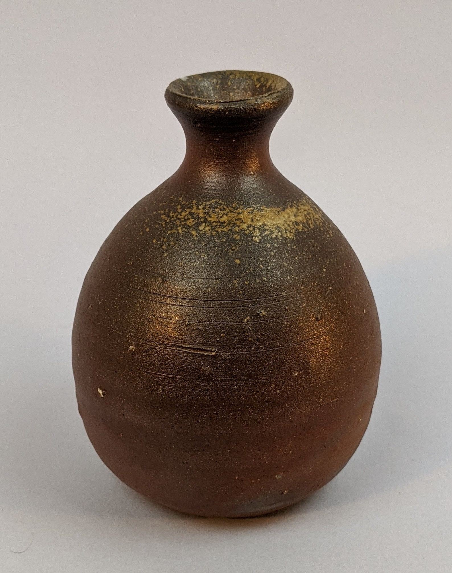 Vintage Japanese Bizen Ware Bizen-yaki Tokkuri Sake Pitcher or Vase ...