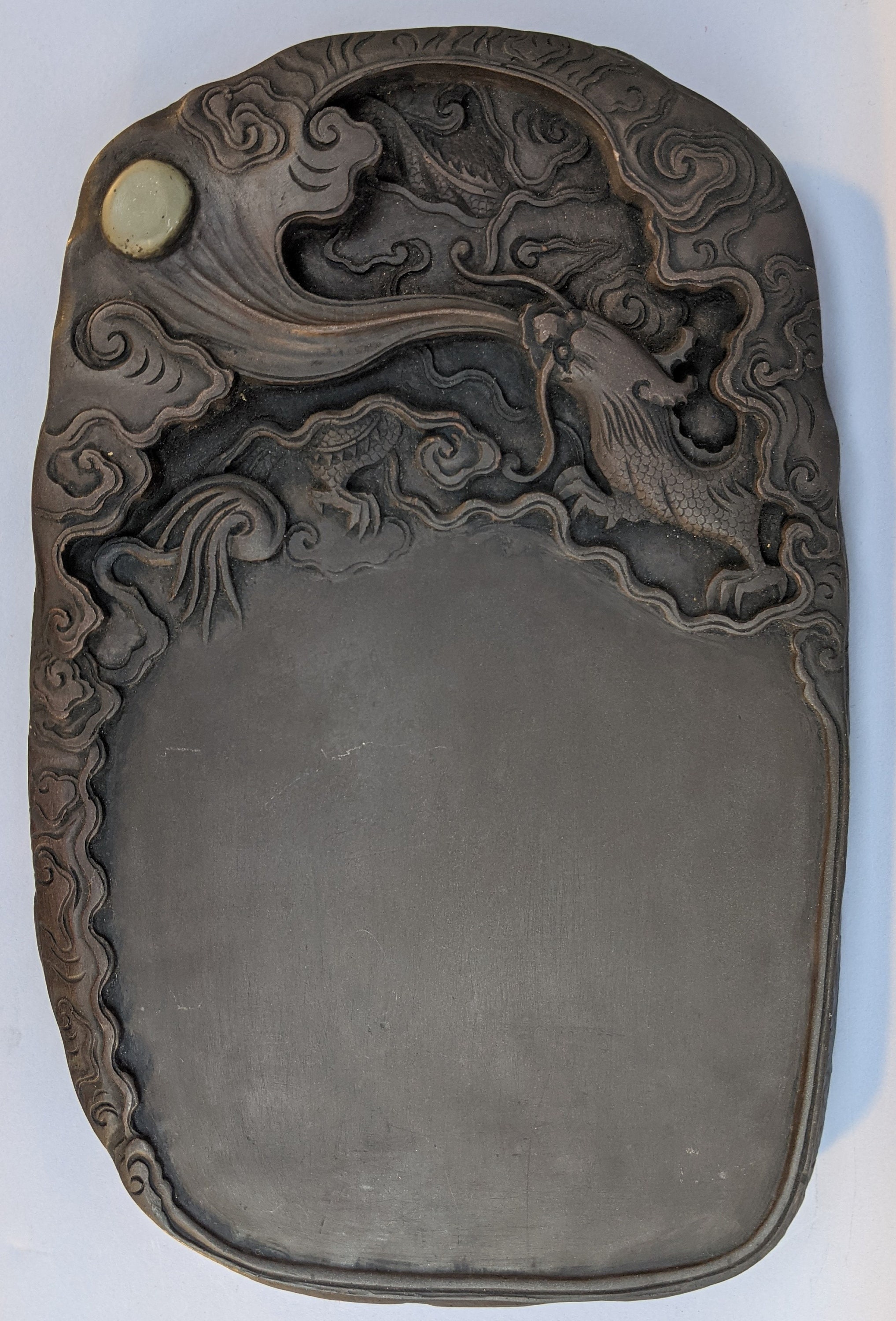 Huge Cast Japanese or Chinese Duan or Tankei Like Inkstone Ink Stone ...