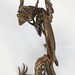 Vintage Japanese Bronze Qiulong 虬龙 虯龍 Qilong Dragon Okimono Sculpture ...