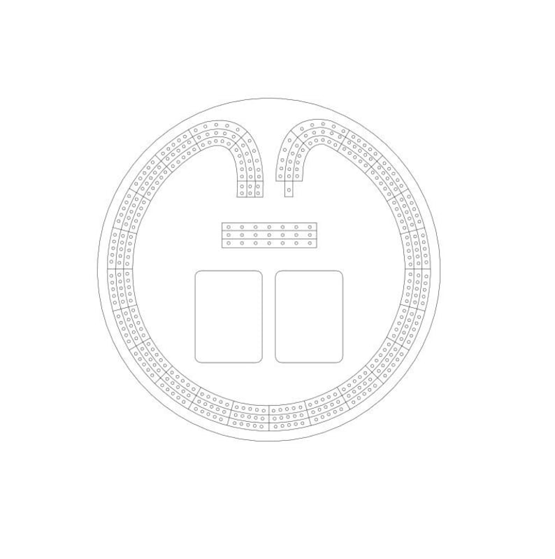 Cribbage Board - Round Design File - Etsy