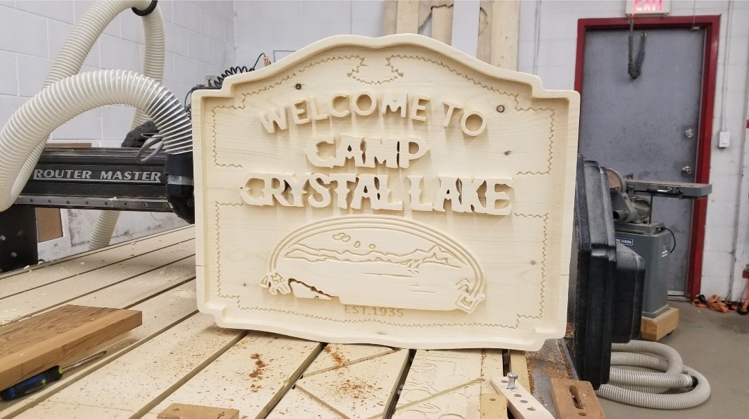 Camp Crystal Lake Sign Digital Download - Etsy