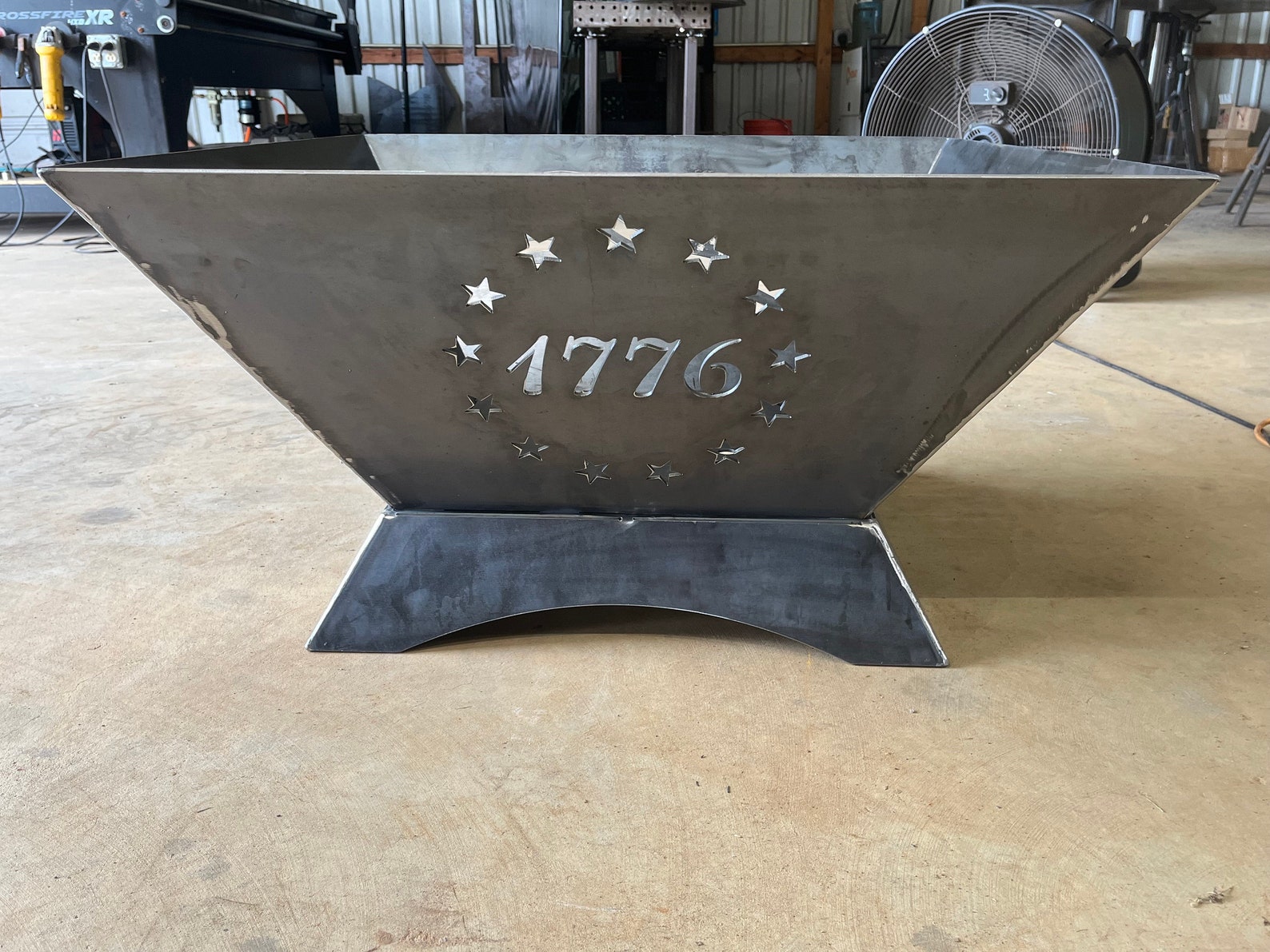 Patriot Fire Pit DXF File, American Flag CNC Plasma Cut - Etsy