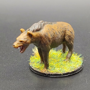 Resin 3d Printed Hyena D&d/pathfinder Encounter/pet/familiar/form ...
