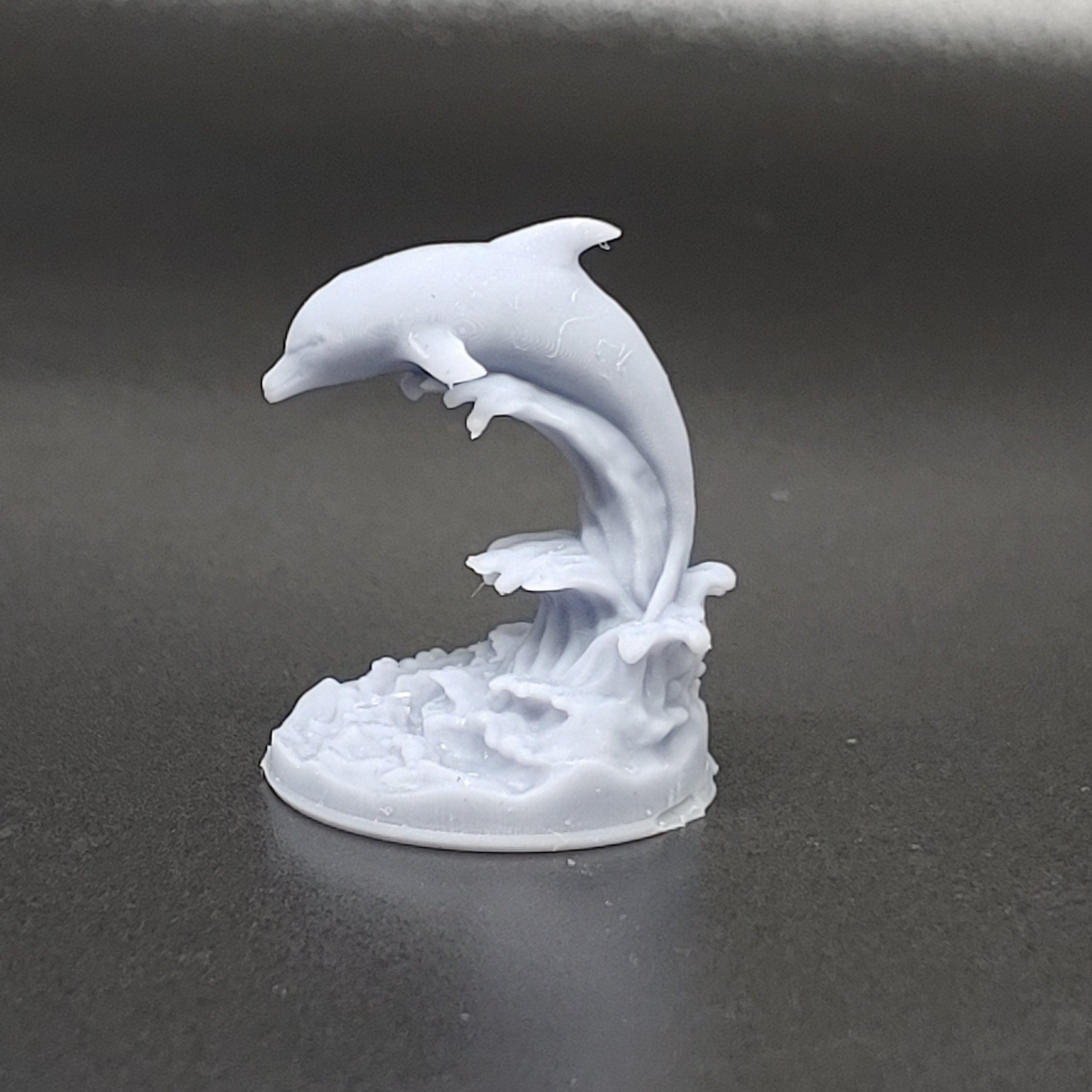 Resin 3d Printed Dolphin D&d/pathfinder | Etsy