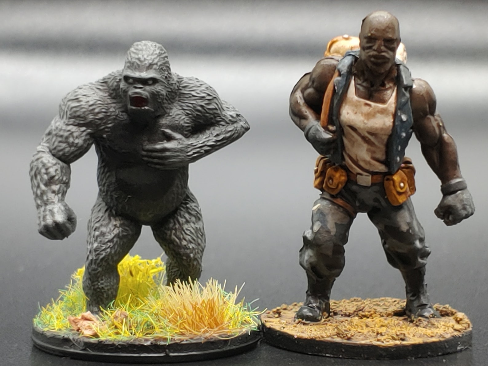 Resin 3d Printed Gorilla Miniature - D&d/pathfinder - Encounter/form ...