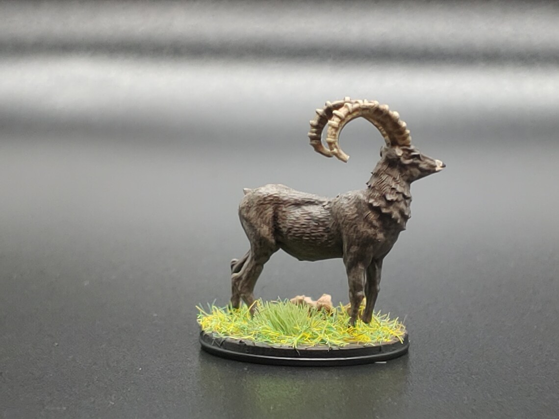 Resin 3d Printed Ram - D&d/pathfinder - Familiar/pet/mount/summon/form ...