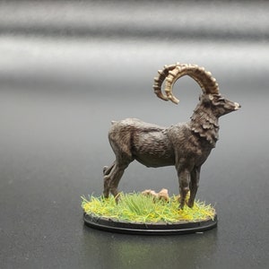 Resin 3d Printed Ram D&d/pathfinder Familiar/pet/mount/summon/form ...