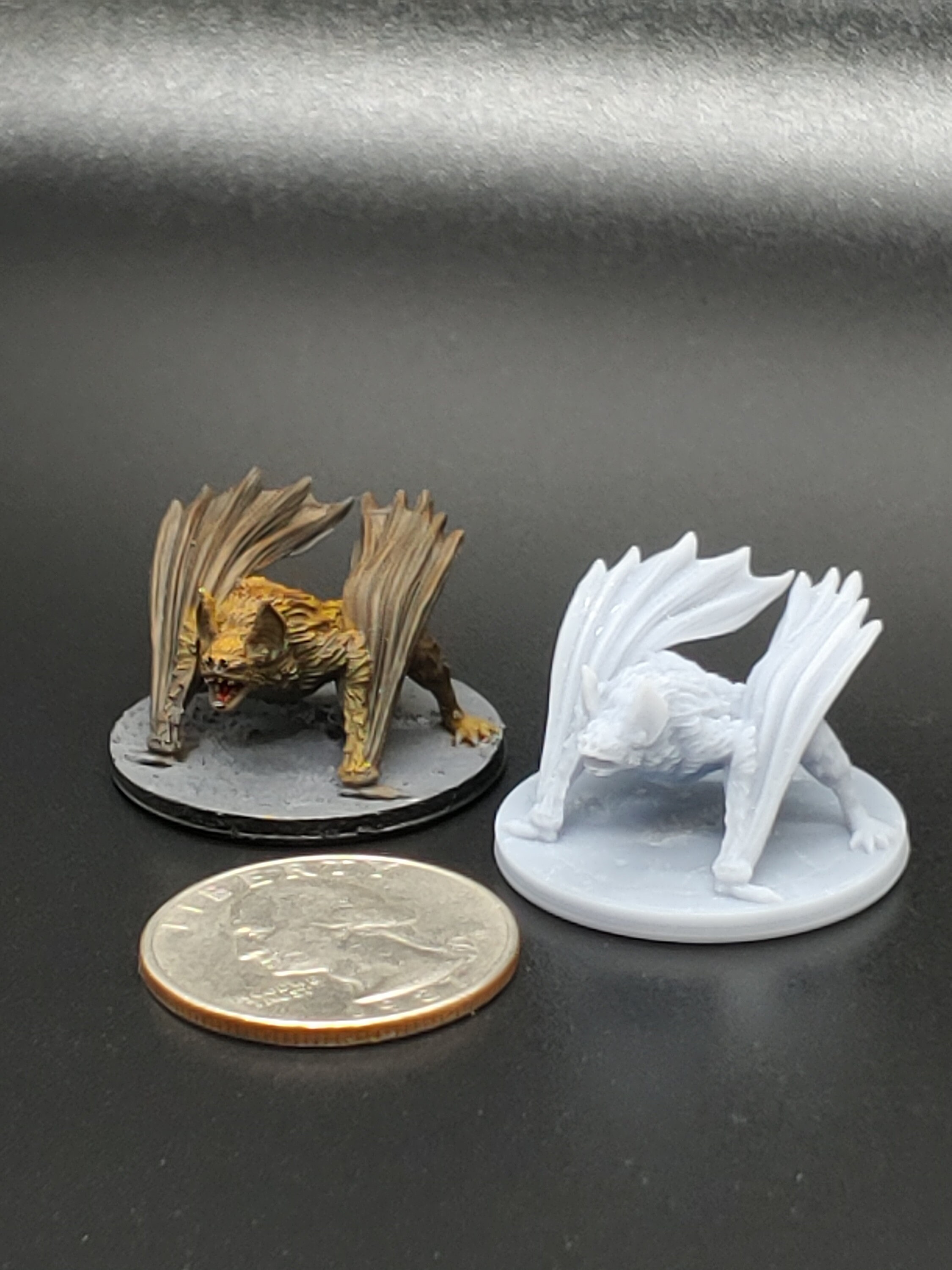 Resin 3d Printed Giant Bat D&d/pathfinder | Etsy