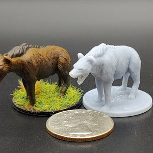 Resin 3d Printed Hyena D&d/pathfinder Encounter/pet/familiar/form ...