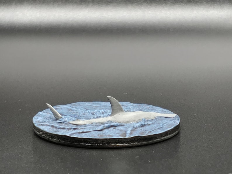 Resin 3d Printed Hammerhead Shark D&d/pathfinder | Etsy