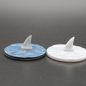 Resin 3d Printed Shark Fin - D&d/pathfinder - Ocean Encounter/adventure ...