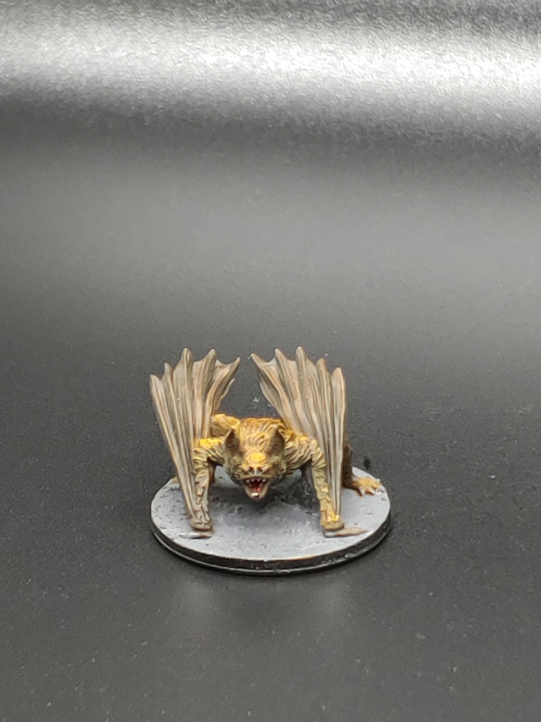 Resin 3d Printed Giant Bat D&d/pathfinder Encounter/form/familiar/pet ...