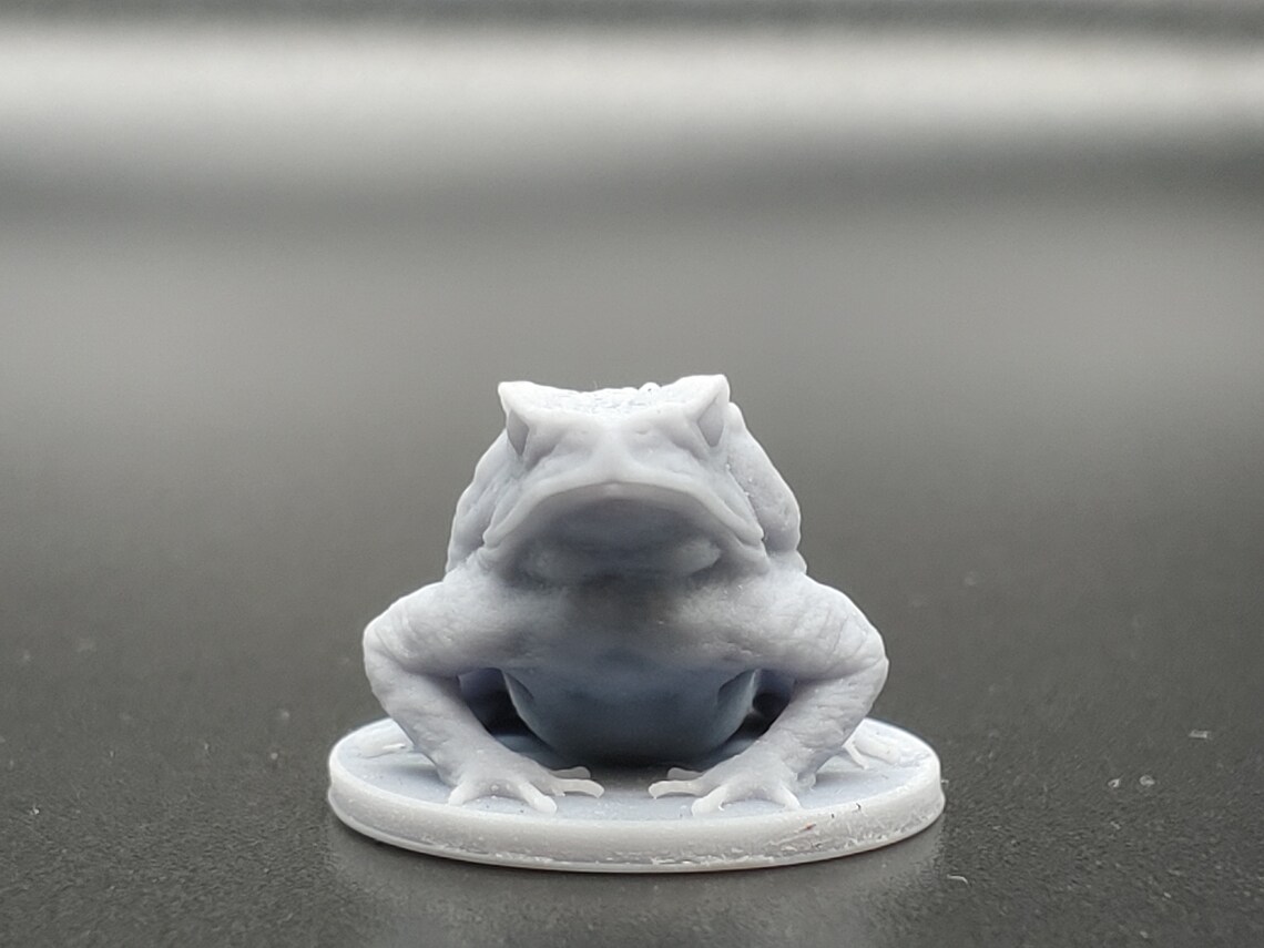 Resin 3d Printed Giant Toad D&d/pathfinder - Etsy