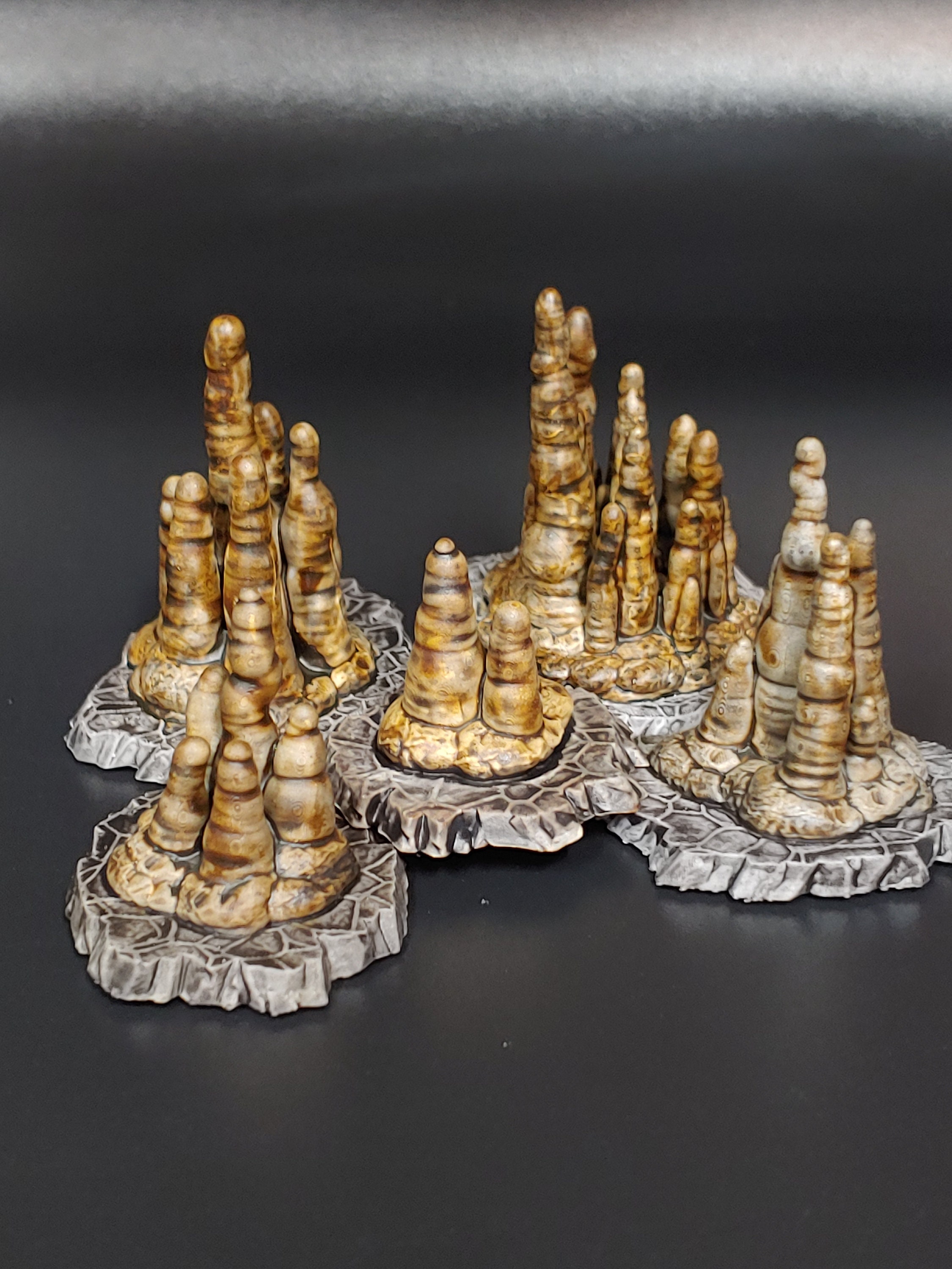 Resin Printed Ice Stalagmite - Set of 5 - Print Your Monsters - Cavern ...