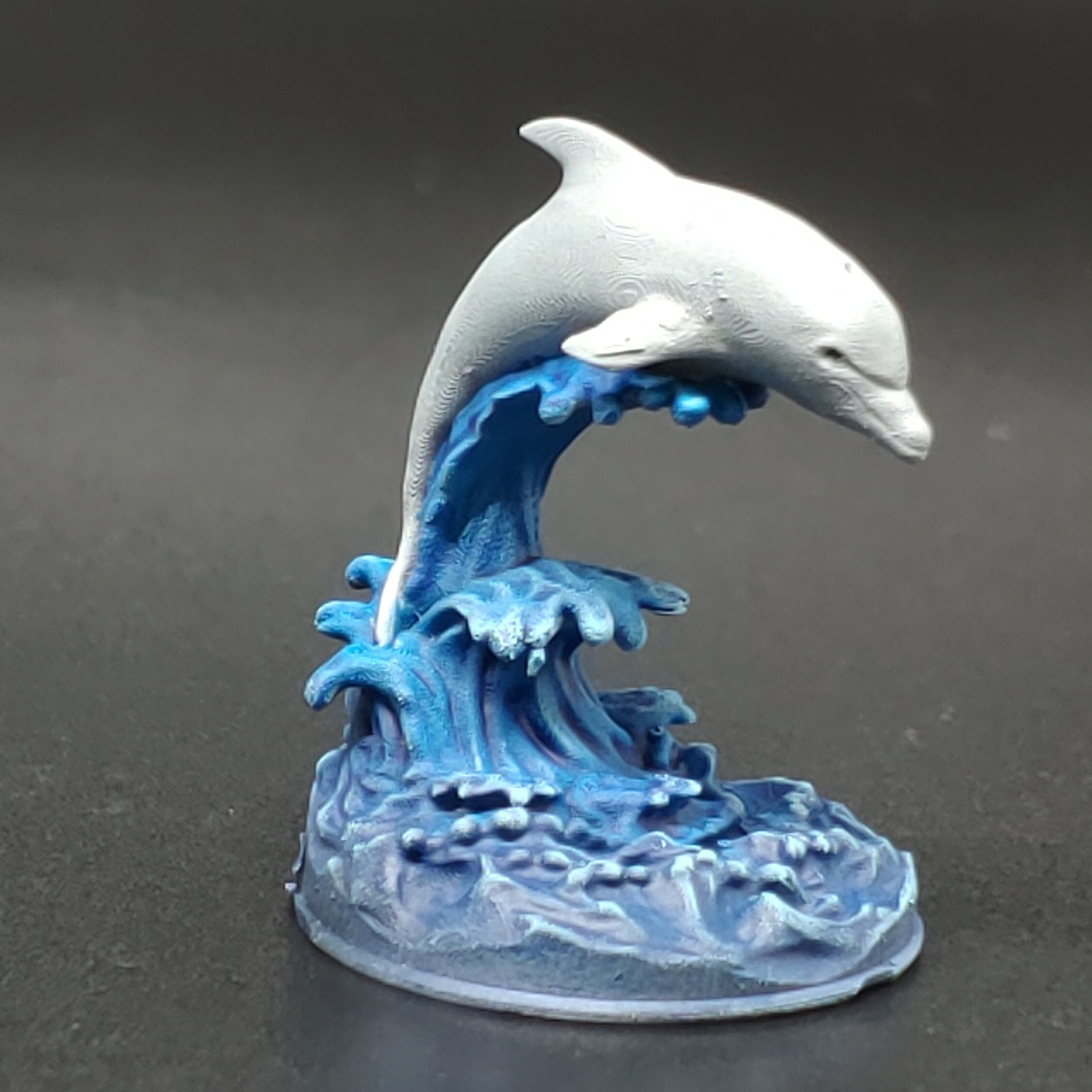 Resin 3d Printed Dolphin D&d/pathfinder - Etsy UK