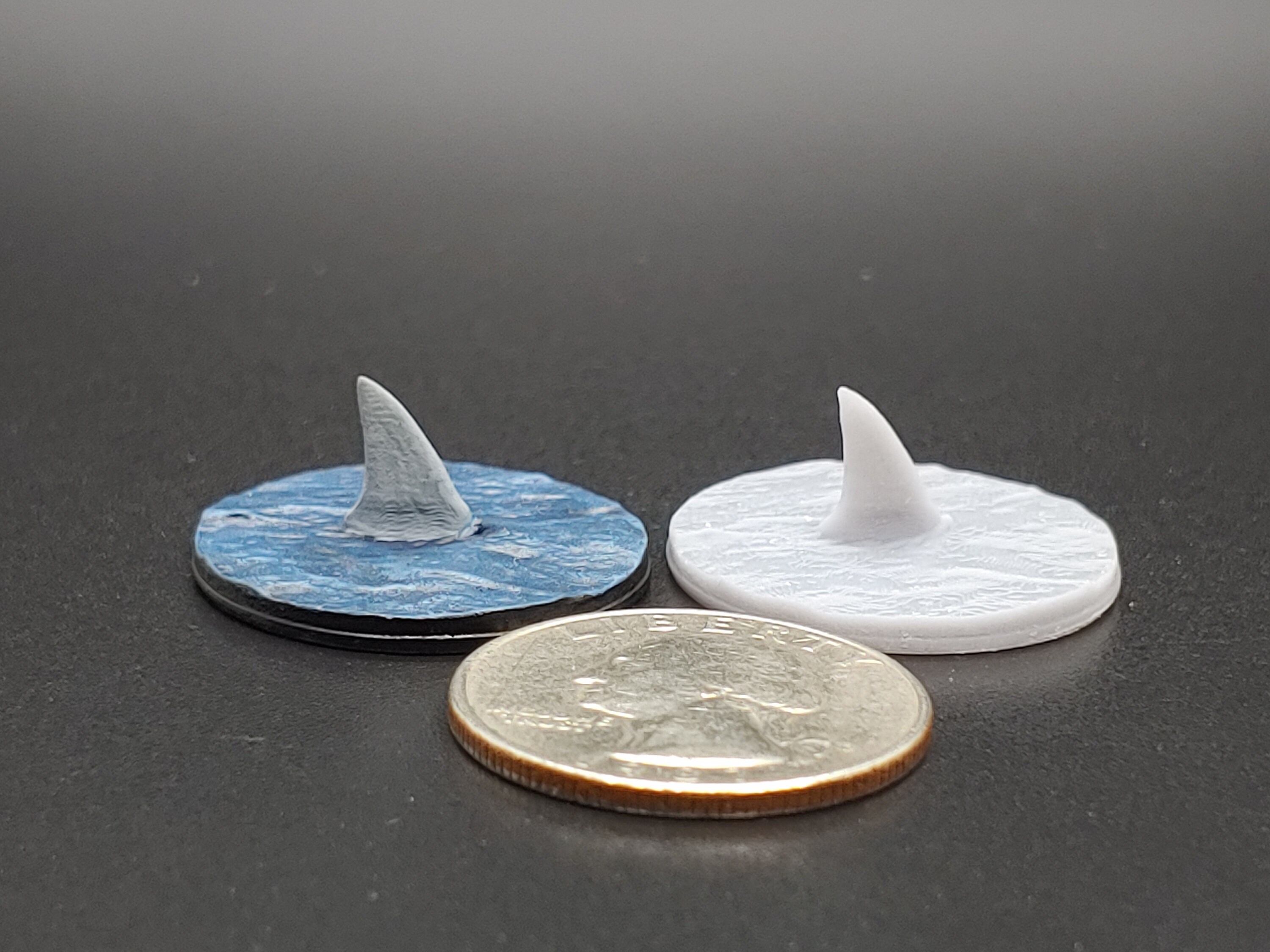 Resin 3d Printed Shark Fin D&d/pathfinder Ocean | Etsy