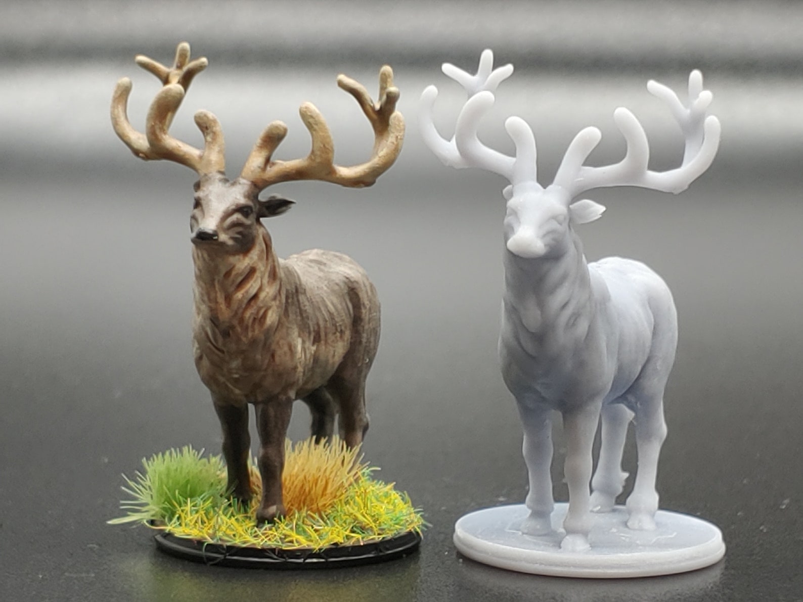 Resin 3d Printed Deer/elk/reindeer D&d/pathfinder - Etsy