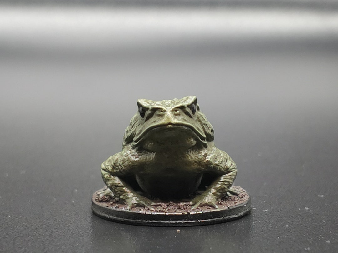Resin 3d Printed Giant Toad - D&d/pathfinder - Familiar/pet/encounter ...