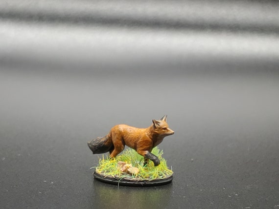 Resin 3d Printed Fox D&d/pathfinder | Etsy