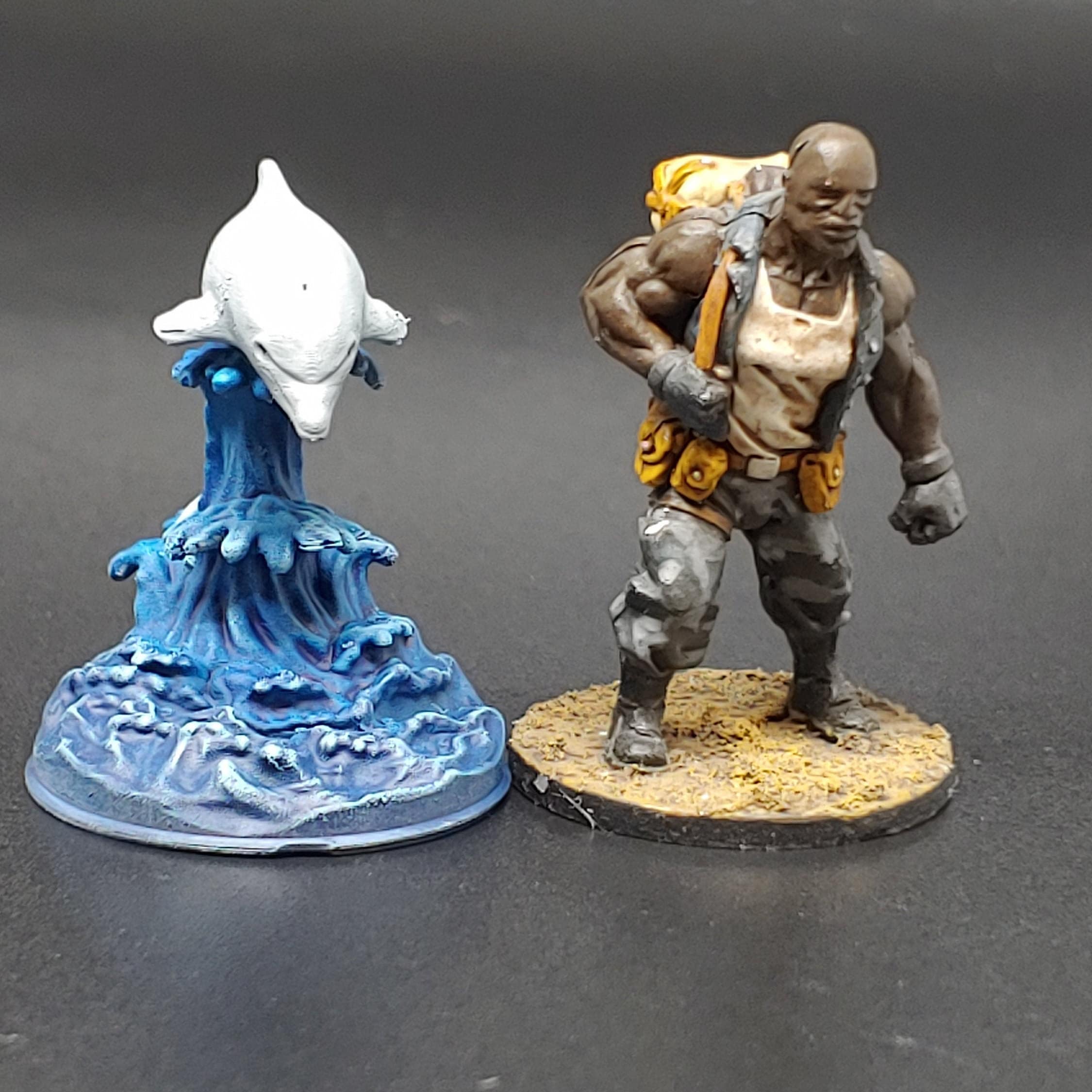 Resin 3d Printed Dolphin D&d/pathfinder - Etsy UK