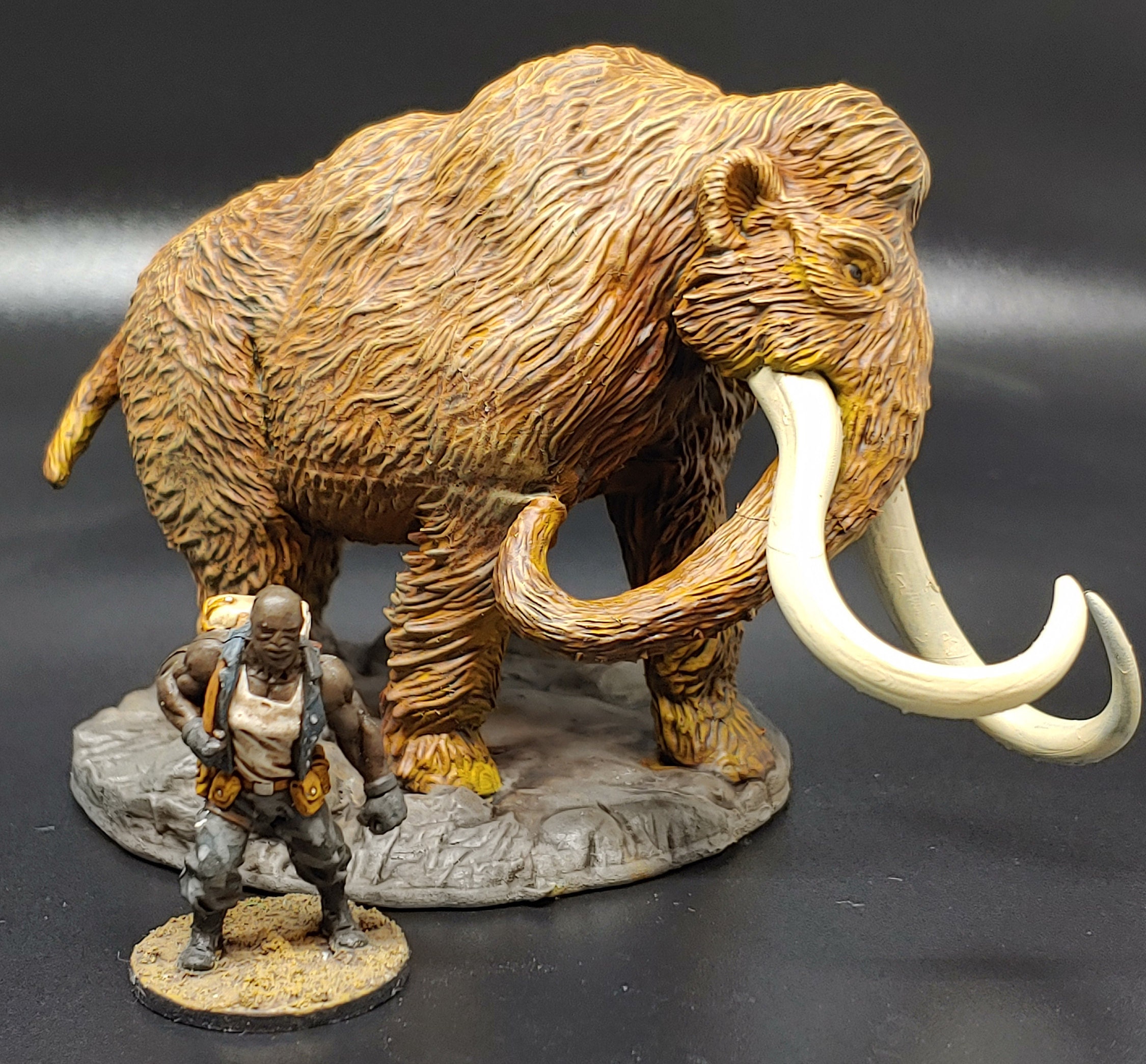 Resin 3d Printed Mammoth (81mm) - Encounter/mount/form/summon ...