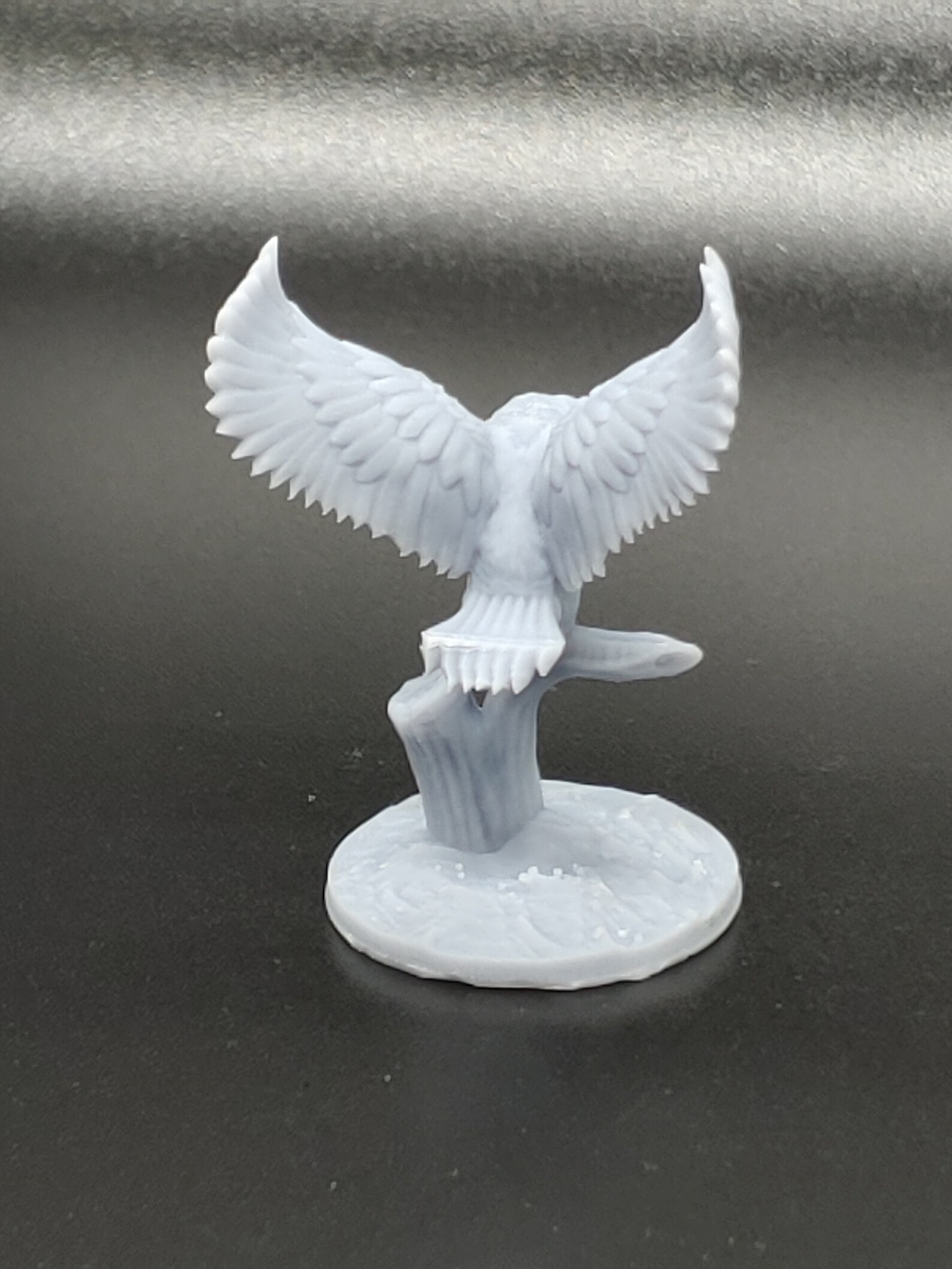 Resin 3d Printed Great Owl Dnd/pathfinder - Etsy