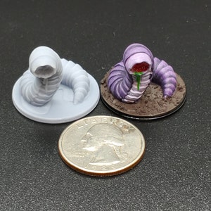 Resin 3d Printed Giant Leech/worm/grub - D&d/pathfinder/frostgrave/rpg - Monster/encounter ...