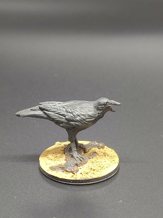Resin 3d Printed Crow/raven D&d/pathfinder - Etsy