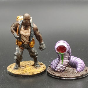 Resin 3d Printed Giant Leech/worm/grub - D&d/pathfinder/frostgrave/rpg ...