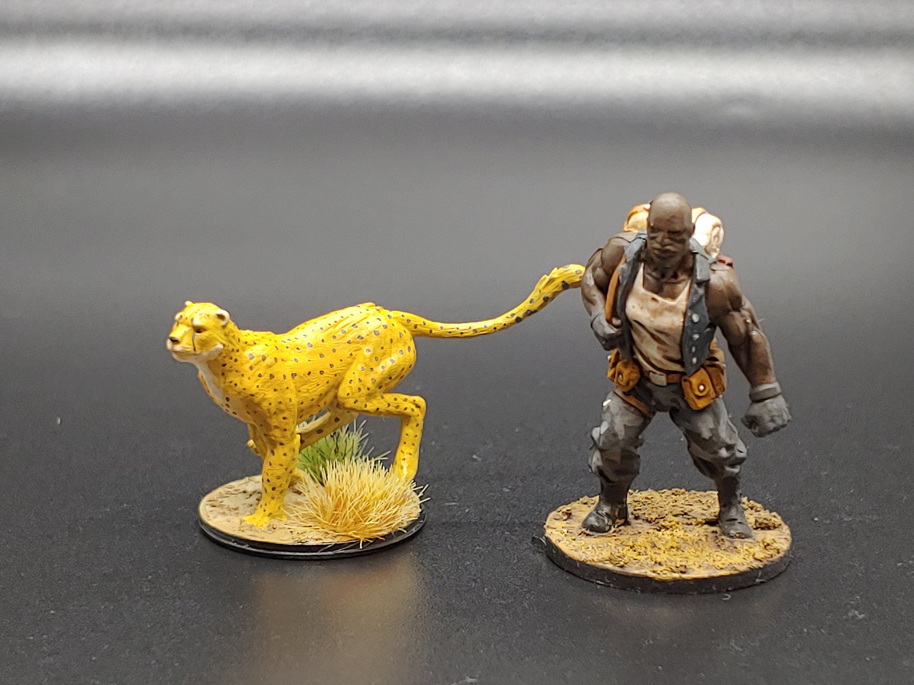 Resin 3d Printed Cheetah - D&d/pathfinder - Encounter/pet/form/familiar ...
