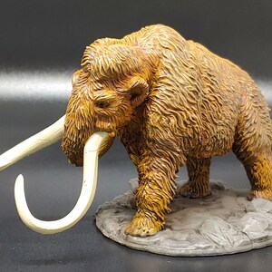 Resin 3d Printed Mammoth (81mm) - Encounter/mount/form/summon ...