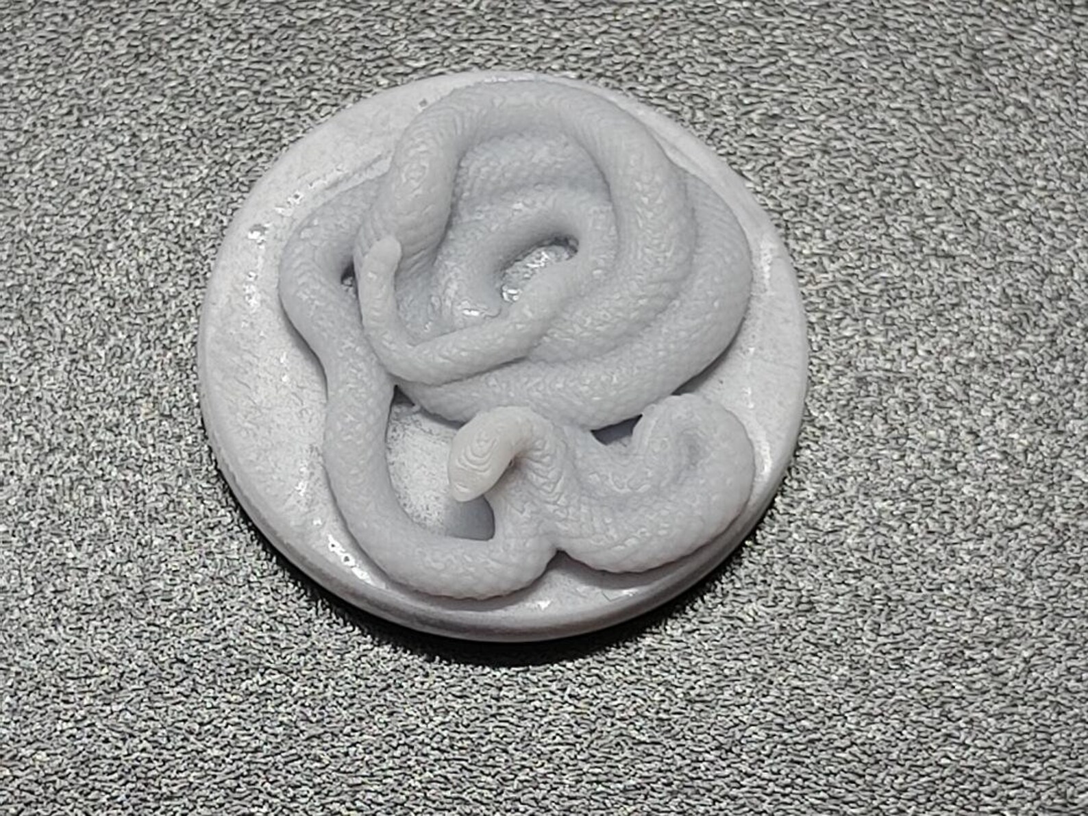 Resin 3d Printed Constrictor Snake D&d/pathfinder | Etsy