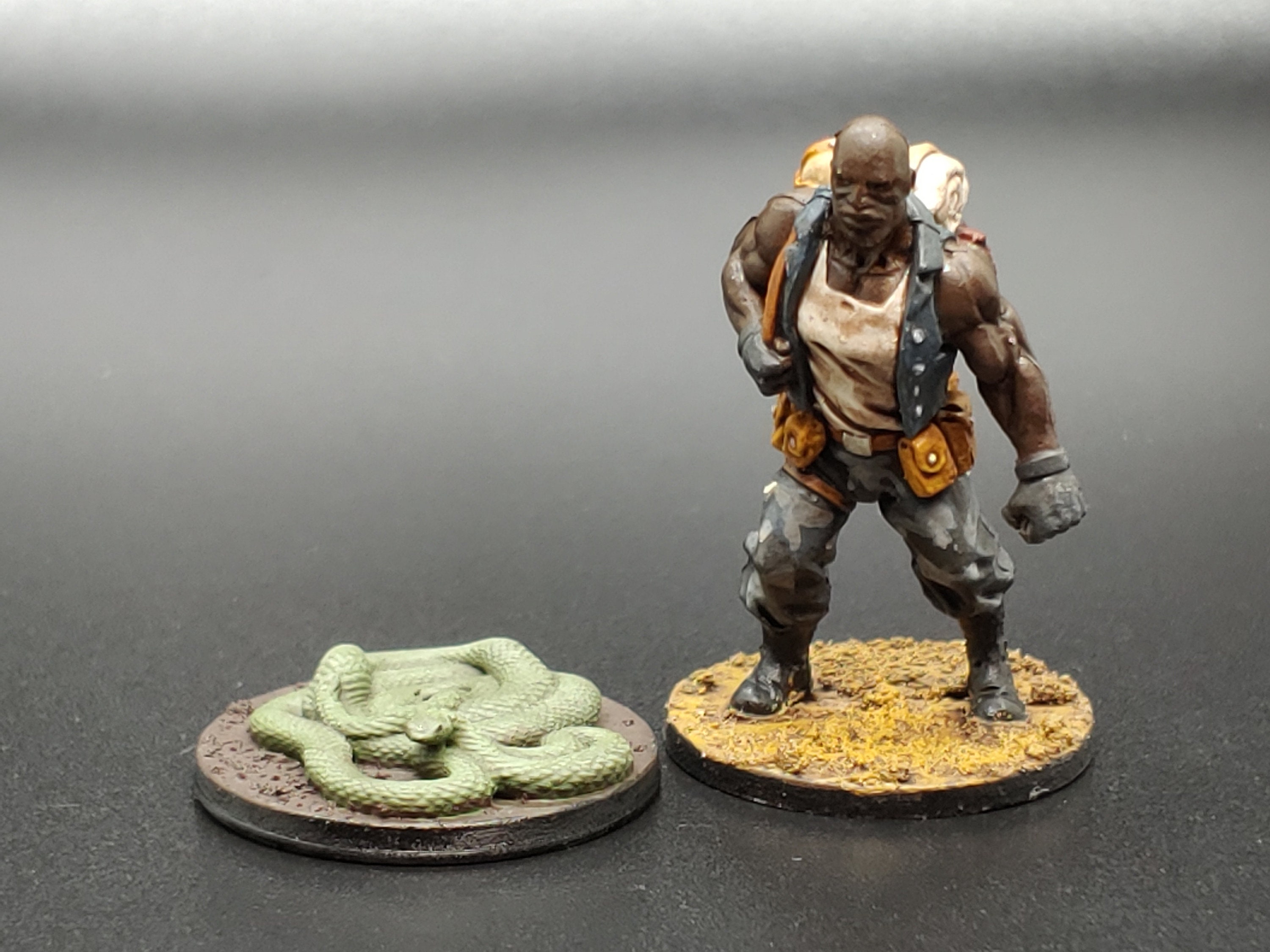 Resin 3d Printed Constrictor Snake D&d/pathfinder - Etsy Canada