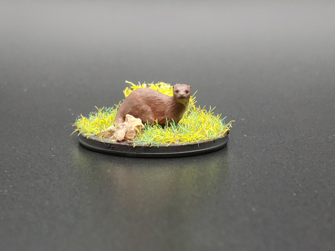 Resin 3d Printed Weasel/otter/ferret - D&d/pathfinder - Pet/familiar ...