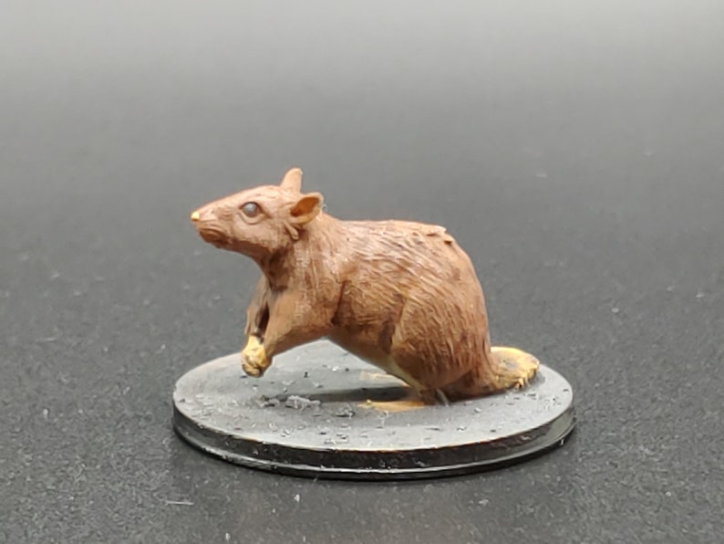 Resin 3d Printed Rat Pack - D&d/pathfinder - Pet/familiar/encounter ...