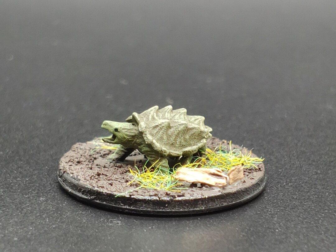 Resin Printed Snapping Turtle - D&d/pathfinder - Pet/familiar/form ...