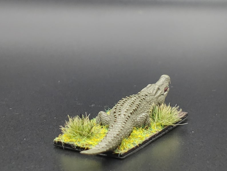 Resin 3d Printed Alligator/crocodile D&d/pathfinder - Etsy