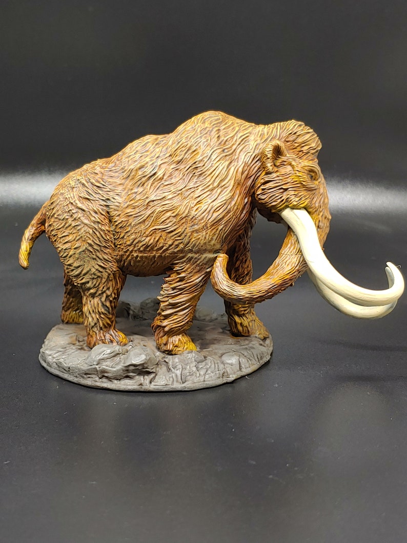 Resin 3d Printed Mammoth 81mm Encounter/mount/form/summon - Etsy