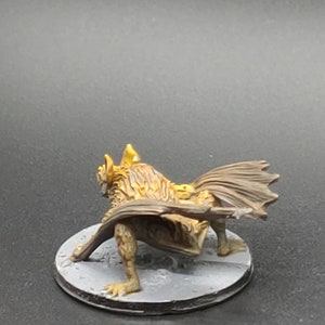 Resin 3d Printed Giant Bat D&d/pathfinder Encounter/form/familiar/pet ...