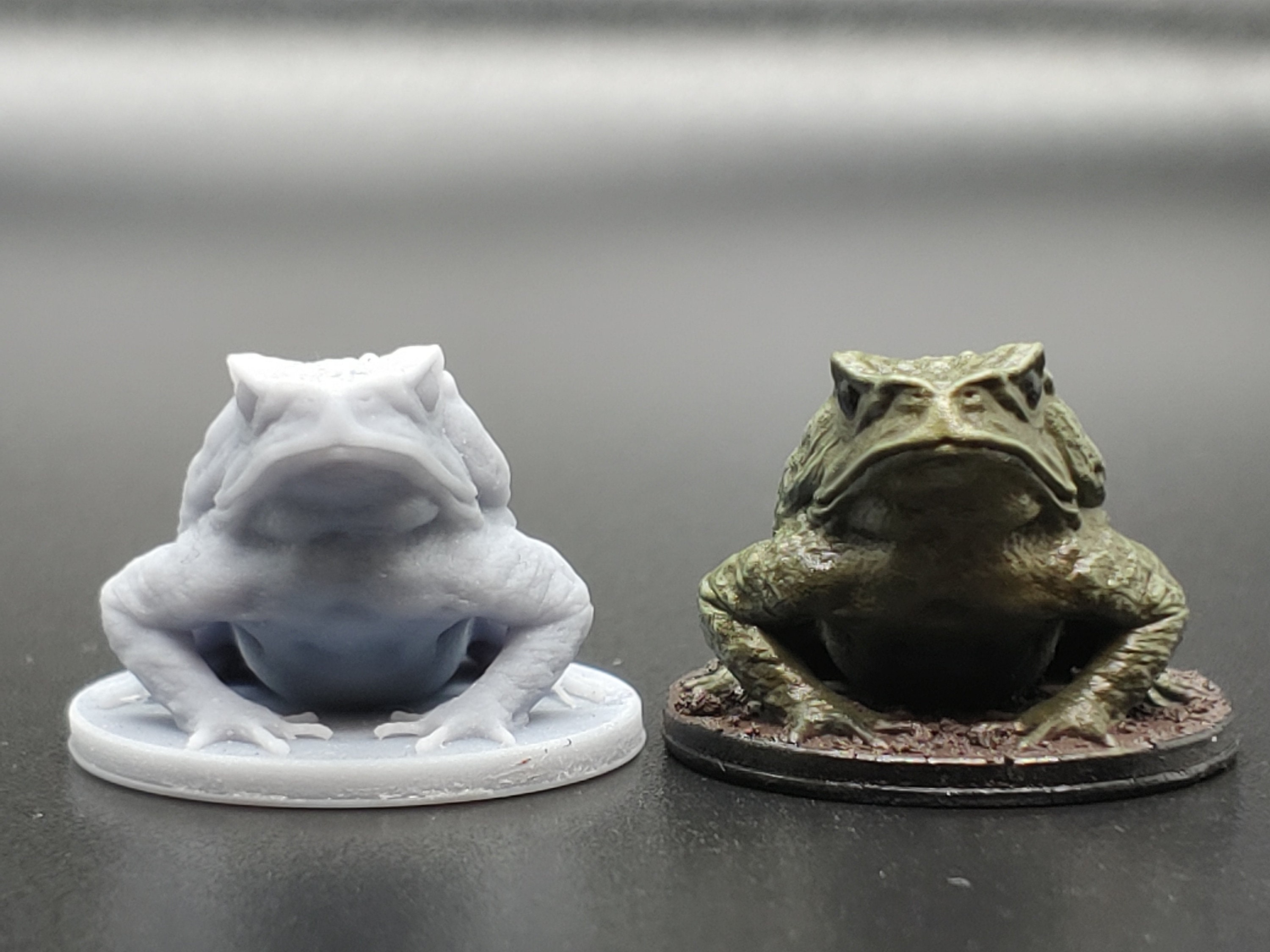 Resin 3d Printed Giant Toad D&d/pathfinder - Etsy