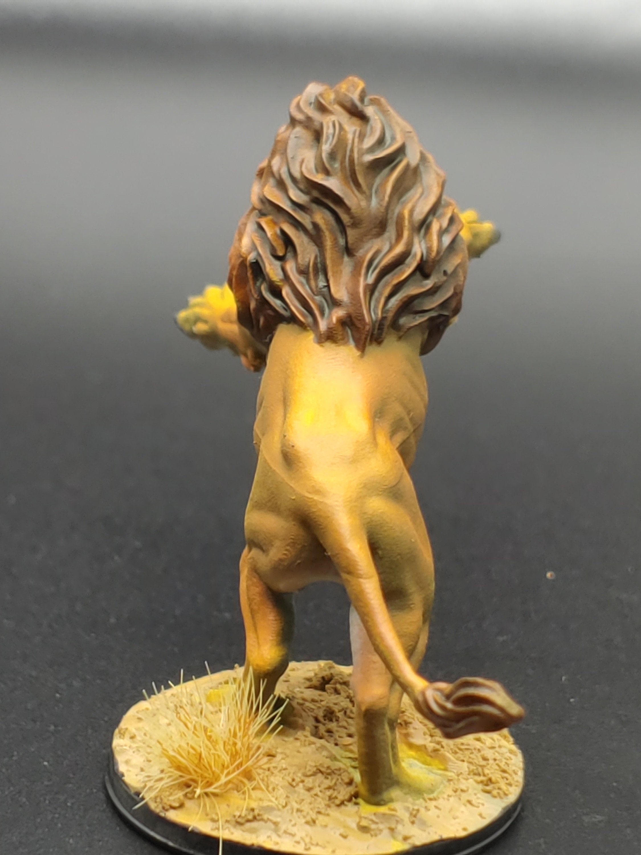 Resin 3d Printed Lion - D&d/pathfinder - Form/familiar/pet/encounter ...