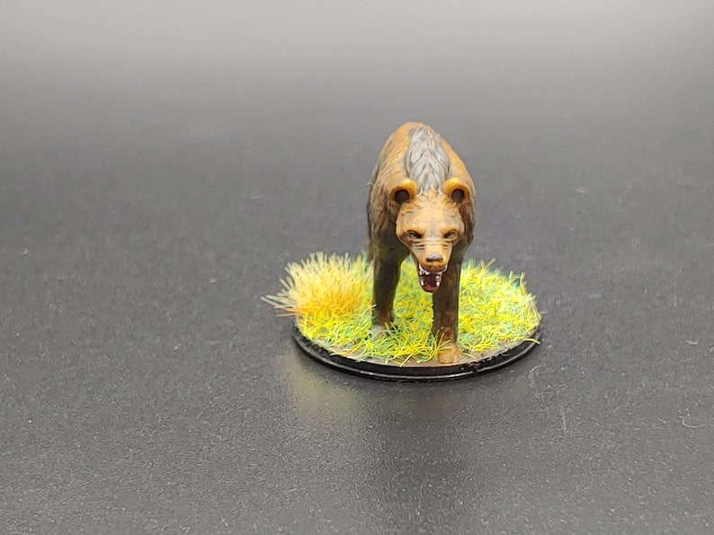 Resin 3d Printed Hyena - D&d/pathfinder - Encounter/pet/familiar/form ...