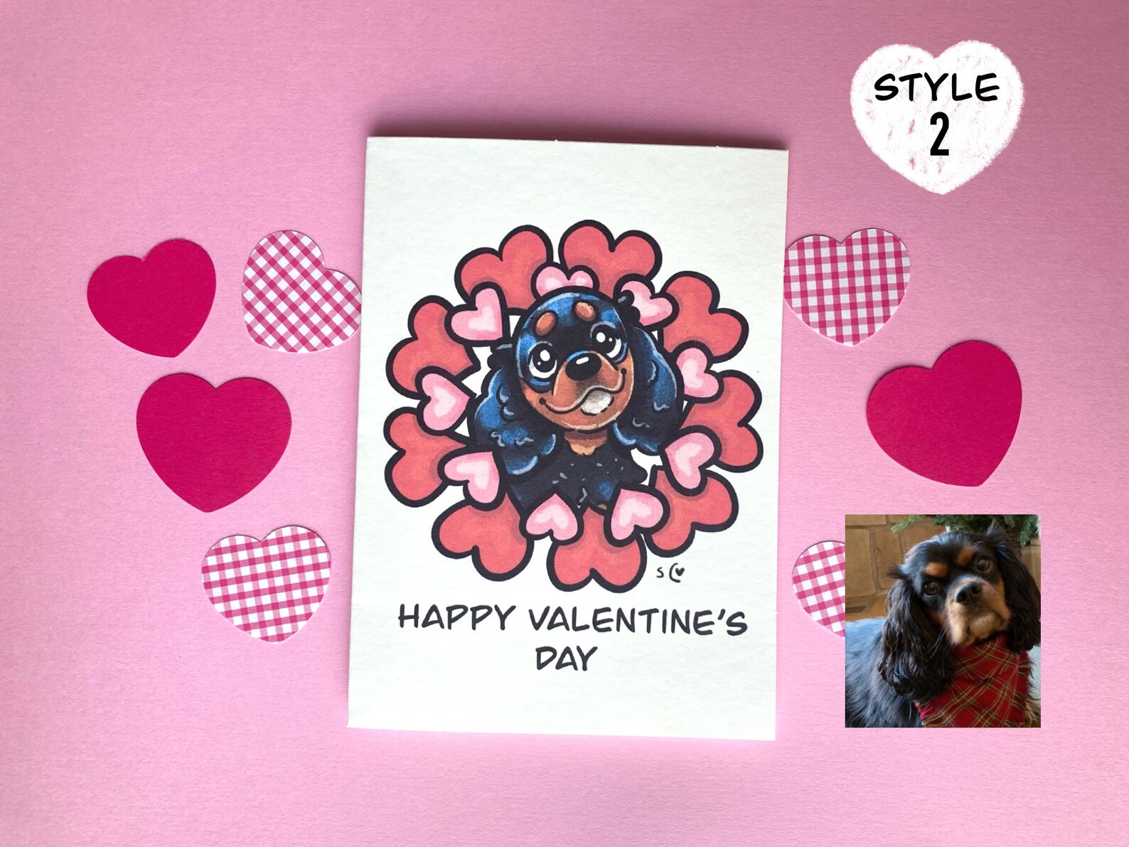 Custom Handmade Dog Card From Your Photo - Etsy