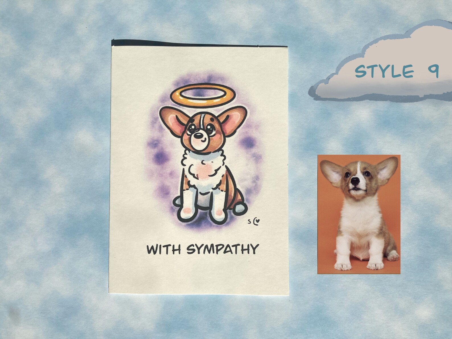 Custom Handmade Dog Card From Your Photo - Etsy
