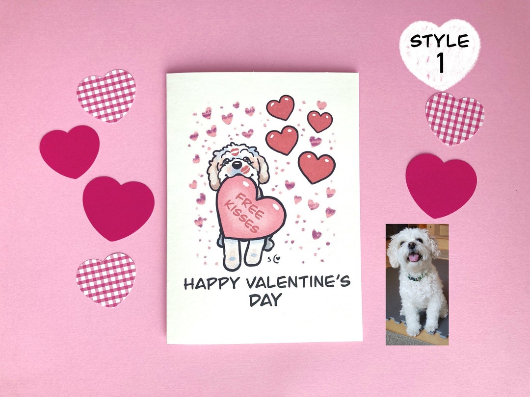 Custom Handmade Dog Card From Your Photo - Etsy