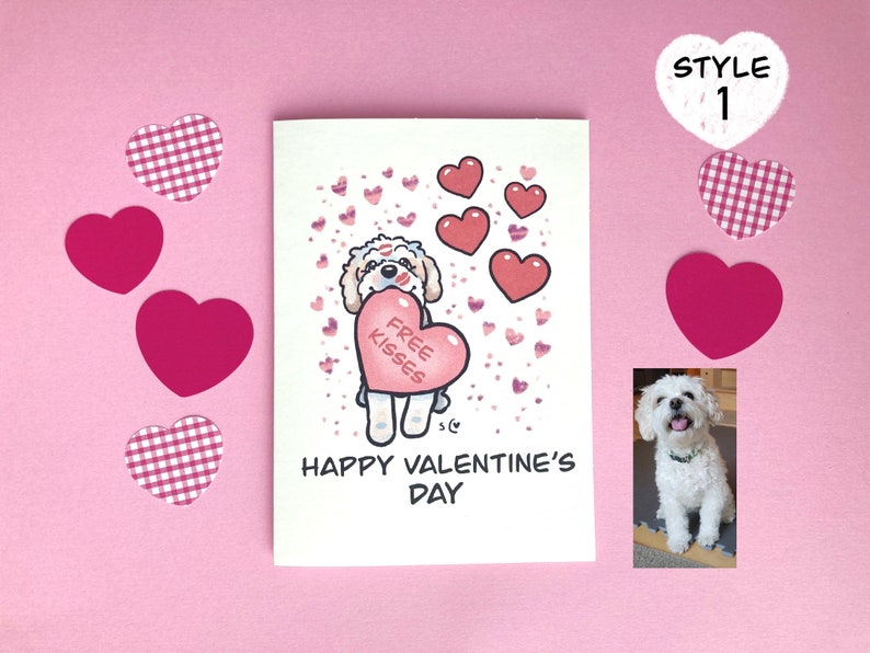 Custom Handmade Dog Card From Your Photo - Etsy